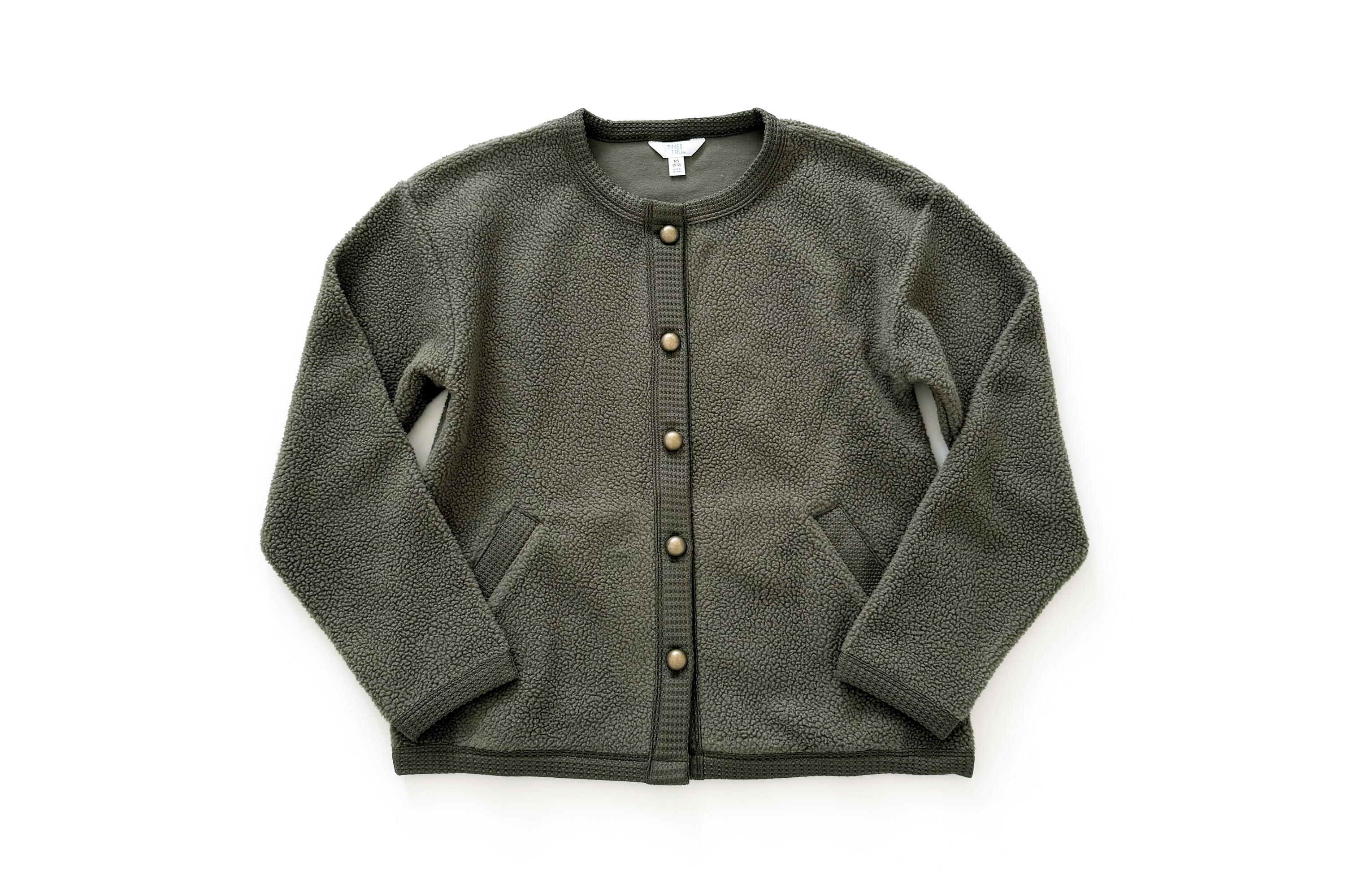 Time and Tru Fleece Button Up Jacket - Walmart Finds