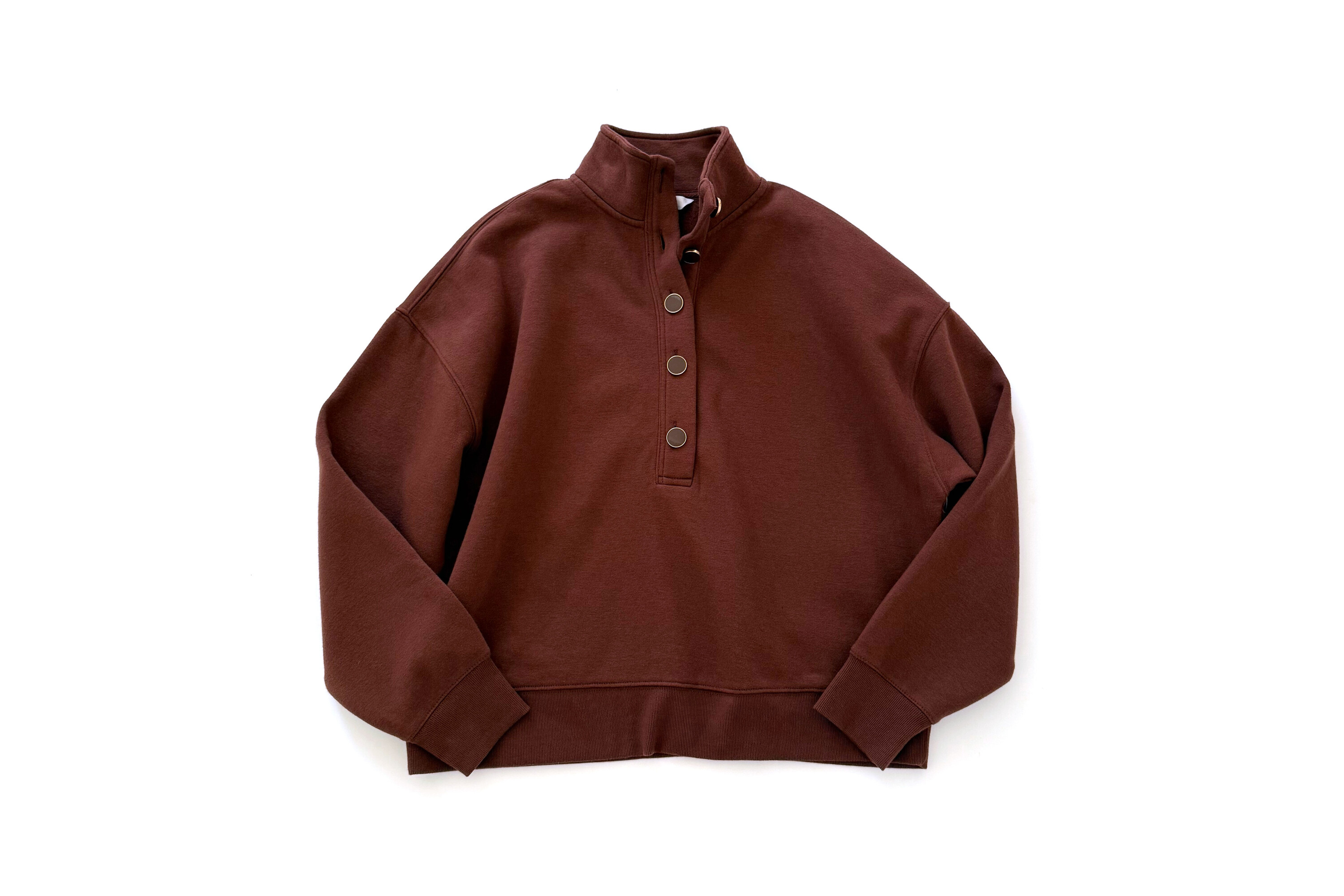 Time and Tru Quarter Button Fleece Top - Walmart Finds