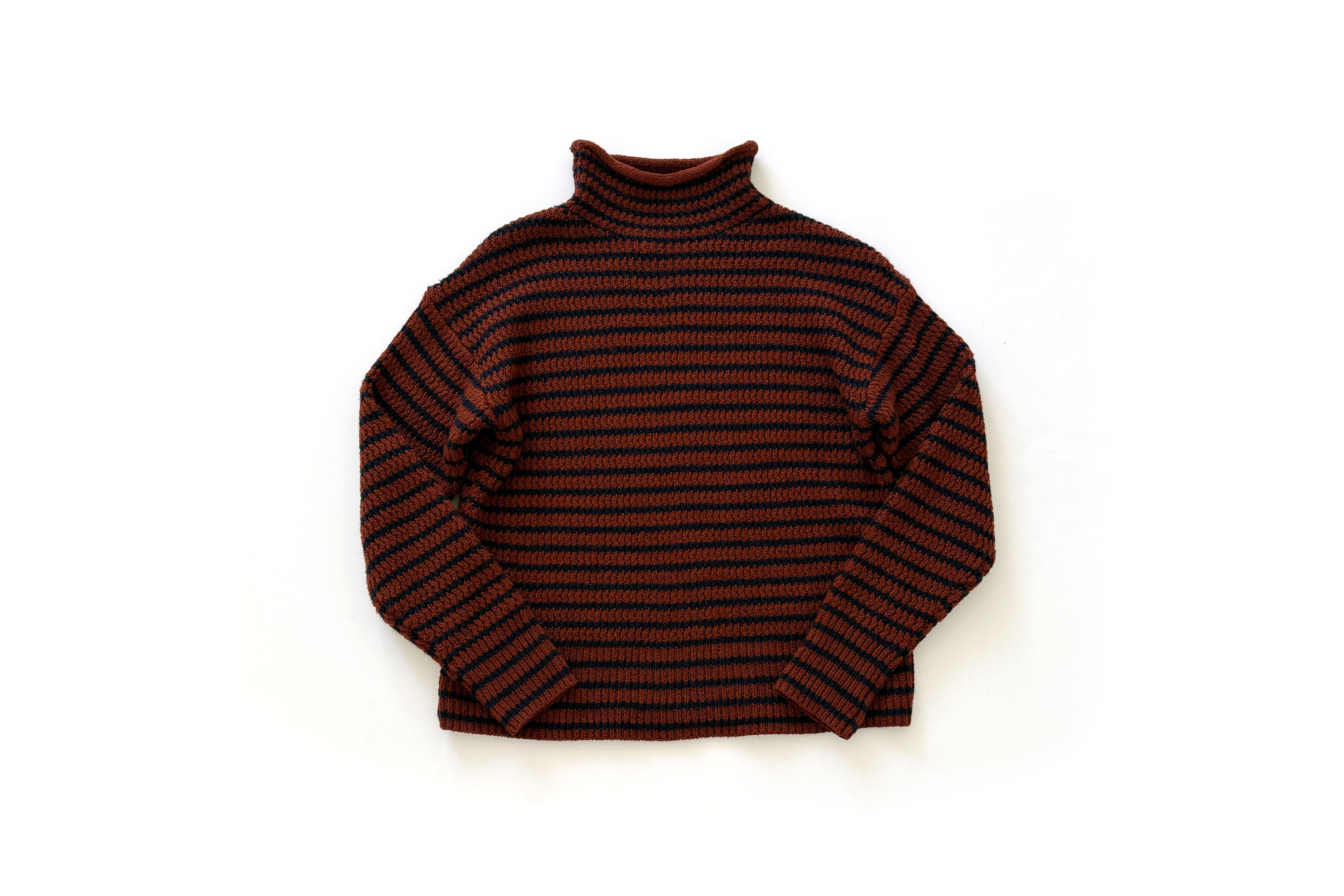Time and Tru Stripe Funnel Neck Sweater - Walmart Finds